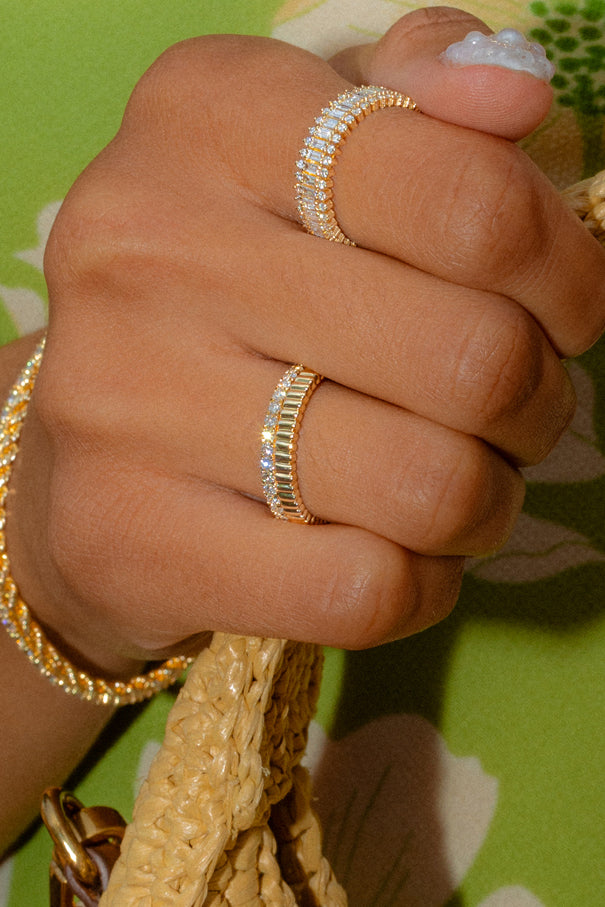 4.4mm Bandolier Double Band – Princess Bride Diamonds