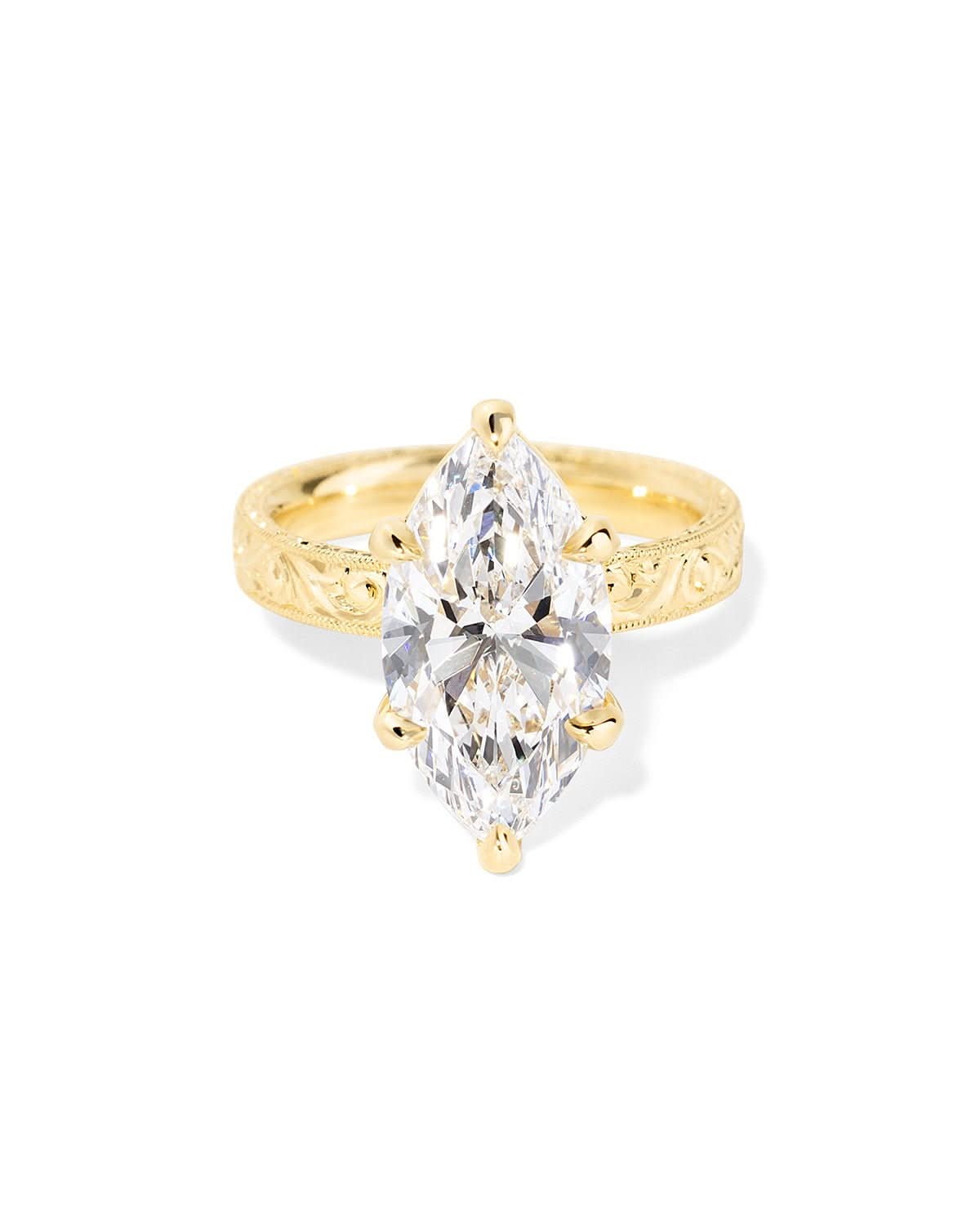 Kai Hand-Engraved Marquise – PBD